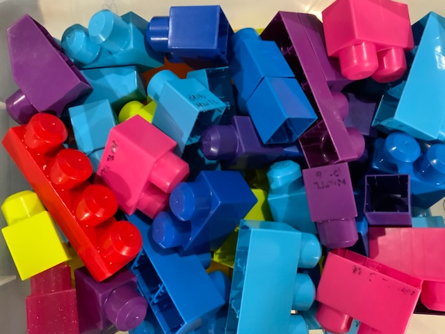 Mega blocks big building bag