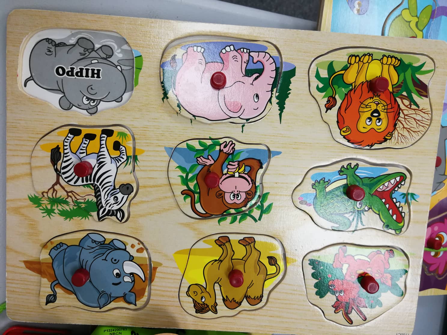 Jungle animal puzzle